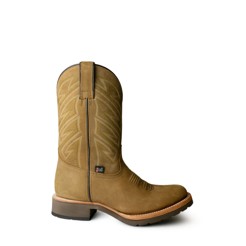 Bota Justin Tekno Crepe Kansas Tabaco - JB5352 - El Reparo